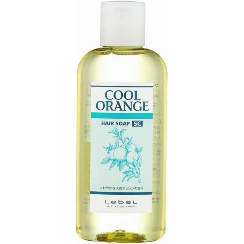 Шампунь Lebel Cool Orange Hair Soap, против выпадения, для всех типов волос, 200мл