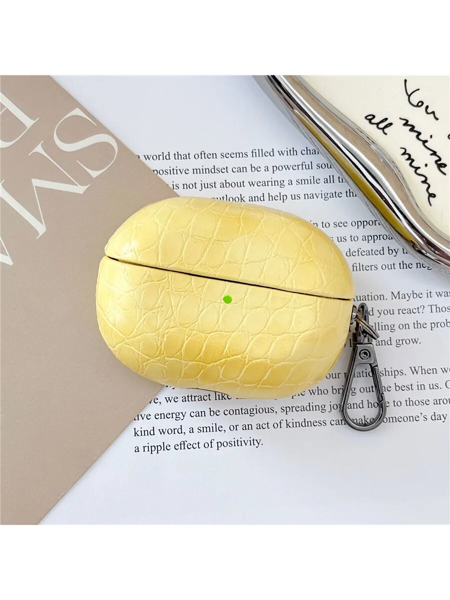 Чехол для наушников huawei freebuds pro 3/pro 4, чехол для наушников Bluetooth Текстура кожи крокодила