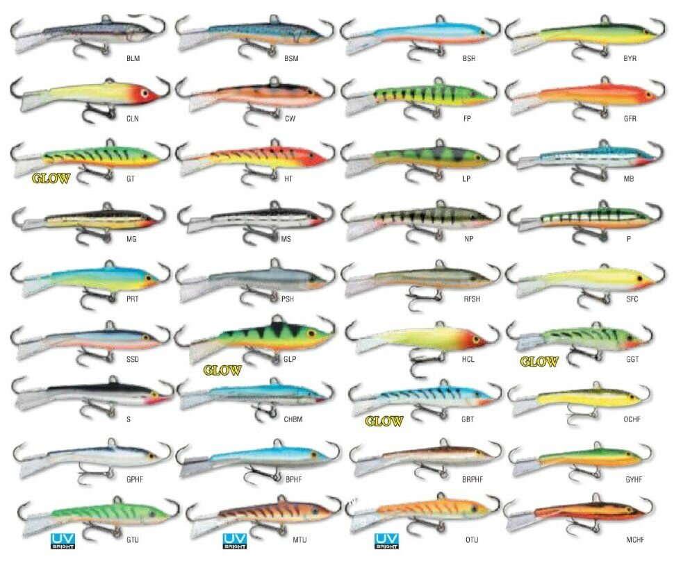 Балансир Rapala JW5/BRPHF, для окуня, щуки и судака, длина 5 см, тройной крючок — фото 1