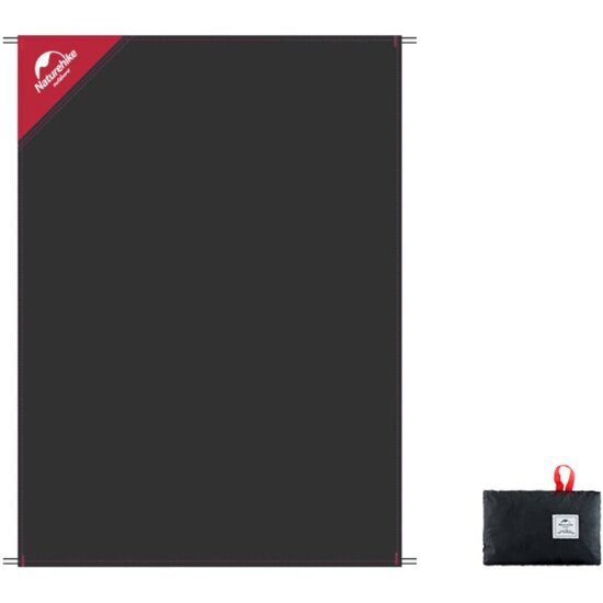 Коврик-тент Naturehike NH17D050-B легкий S 120х70см, черный, 6927595724637