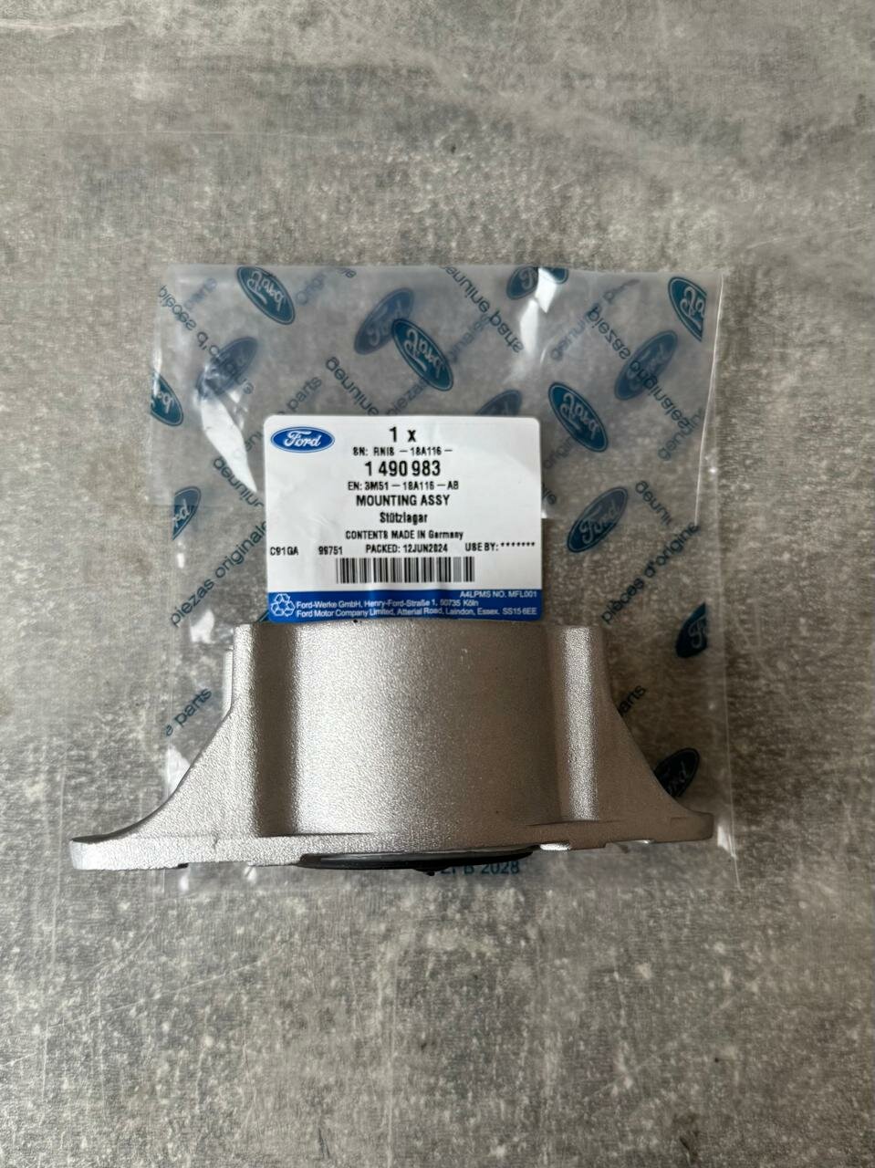 1490983 Оригинальная опора амортизатора Ford