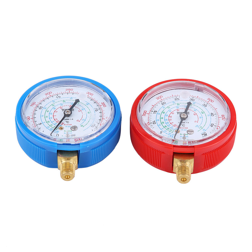 Air Conditioner Refrigerant Gauge, Pressure 0.4in Auto for Automobile Car A/C