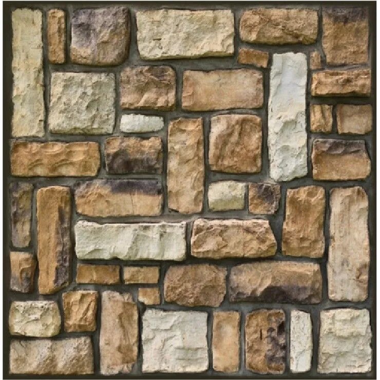 Панели (комплект 10 шт) самоклеющиеся для стен декоративные, 3D, мягкие 30х30 см, толщина 3 мм, водонепроницаемый, Материал ПВХ, мрамор(коричневый)