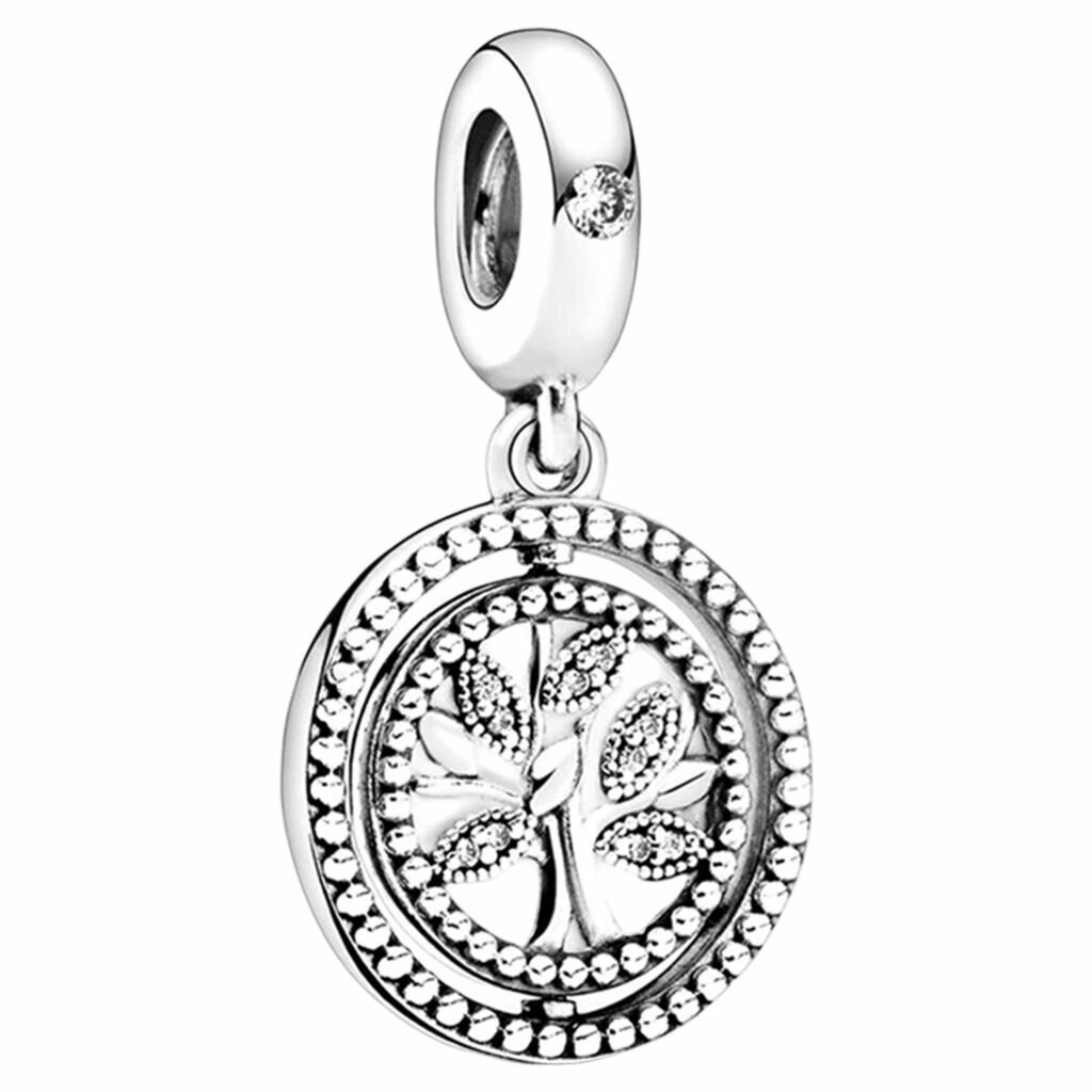 Аксессуары для браслетов из серебряного бисера с бриллиантами-15