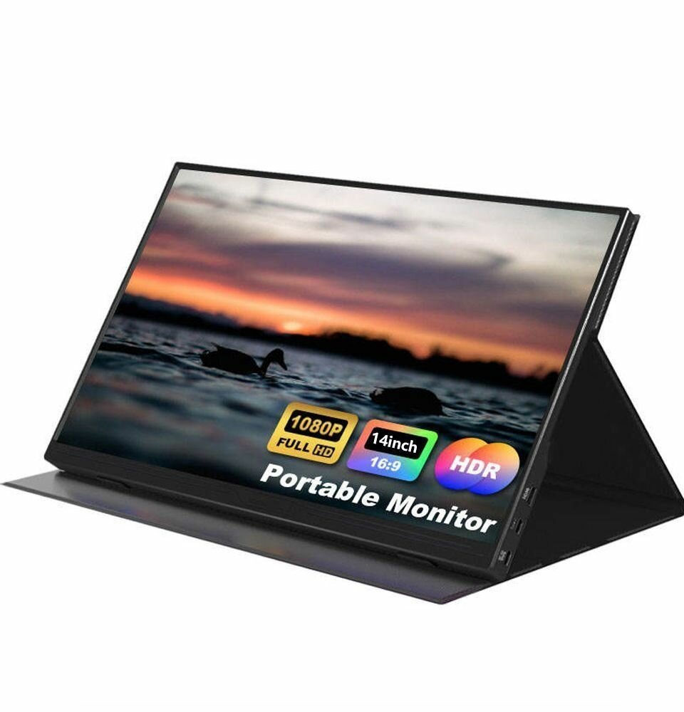Черный матовый монитор 14 дюймов