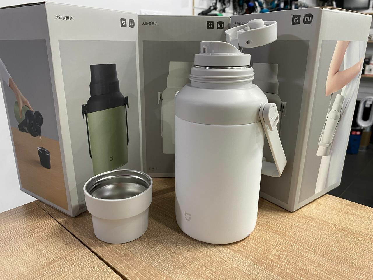 Термос Xiaomi Mijia Big belly thermos cup MJBB01PL 1л, белый
