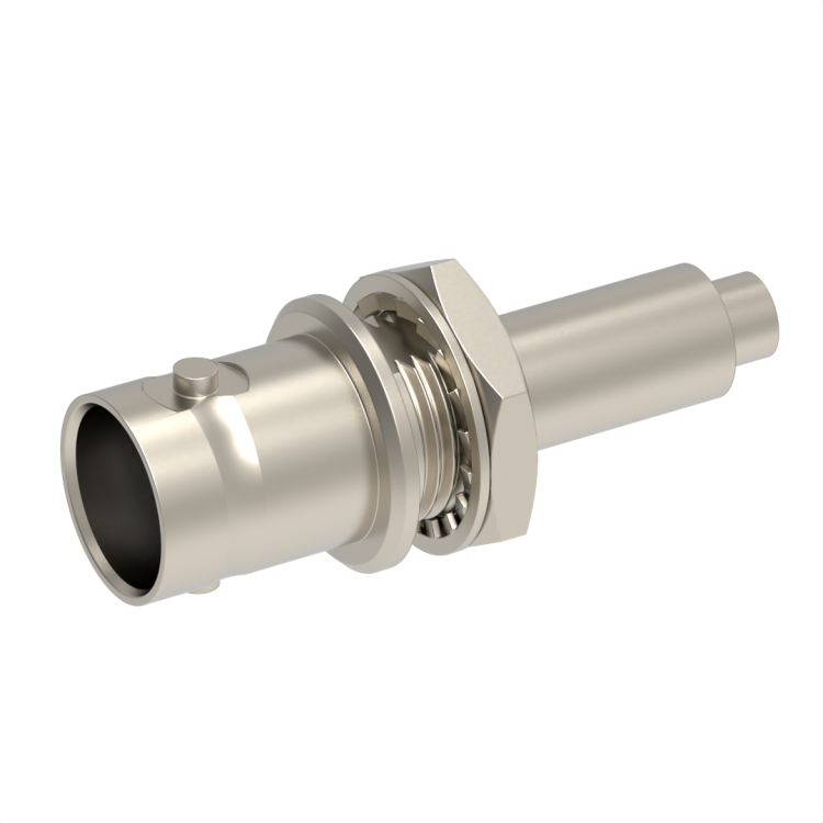 Китайский аналог(замена): R141301000 BNC прямой панельный гнездовой разъем фронтального монтажа обжимного типа - кабель 250 D