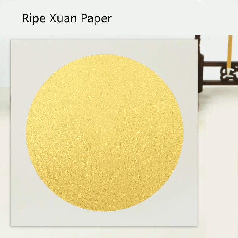 Бумажные карты suvtoper 001 для каллиграфии, 10 штук Желтый, I Ripe Xuan Paper