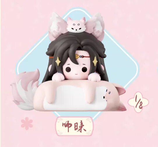 MINISO Фигурка Хаски и его белый кот Шизун confirm 5