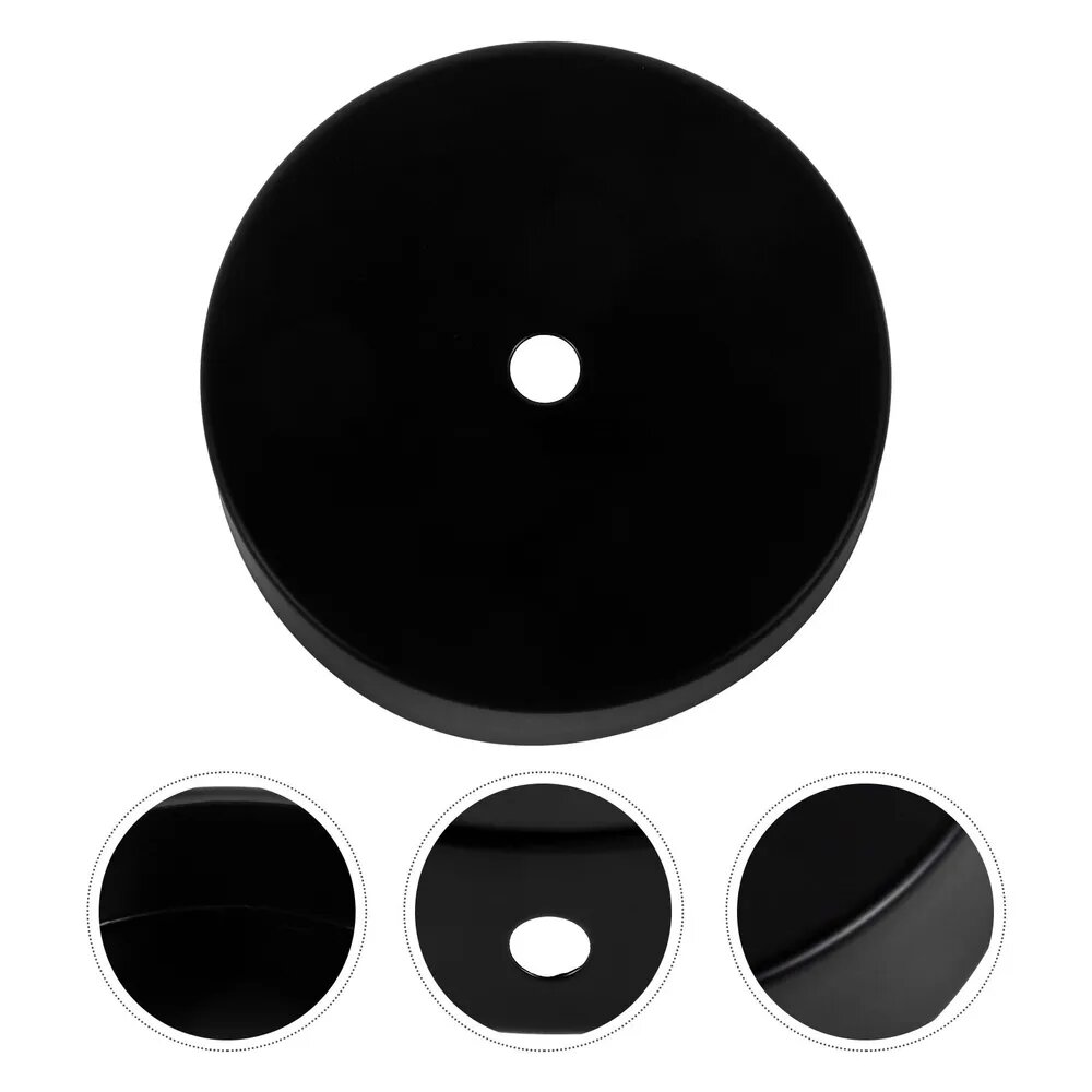 Основание Для Настольной Лампы Круглое Из МеталлаDIY Аромалампа Основание Для Лампы Частей Света 10.00X10.00X2.50CM