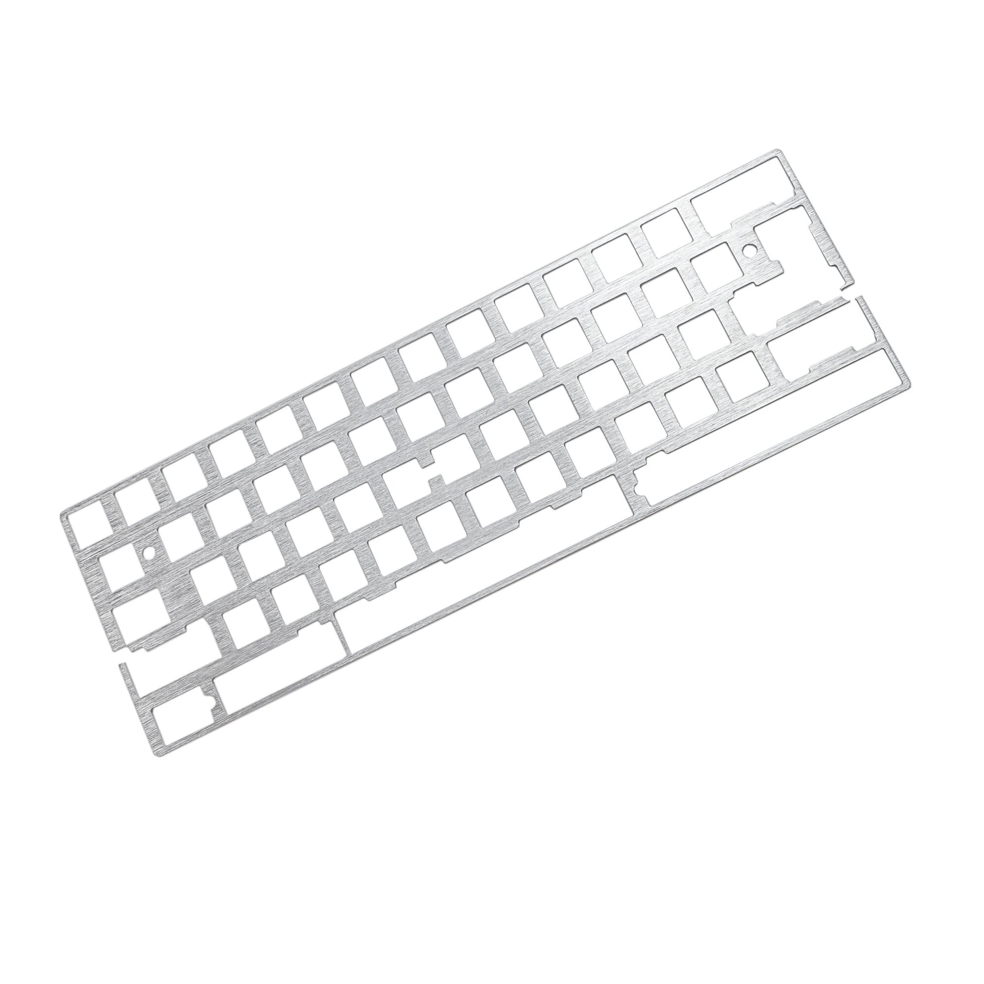 YMDK Minila плата для механической клавиатуры Alu Silver Plate A
