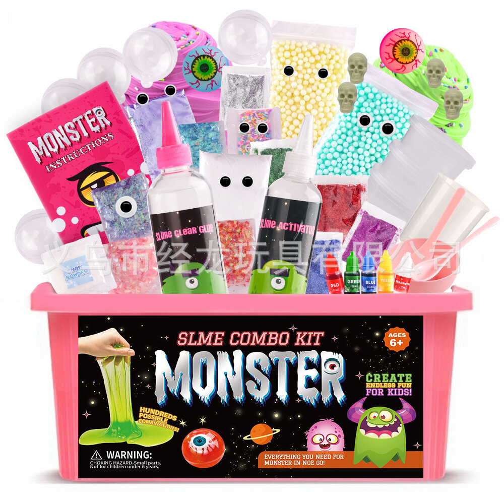 Набор для домашнего слайма, цветная глина, кристальная грязь, образовательная игрушка для детей, популярная игрушка для снятия стресса, цветная глина