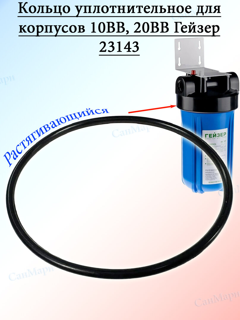 Кольцо уплотнительное для корпуса Organic BB Гейзер 23143