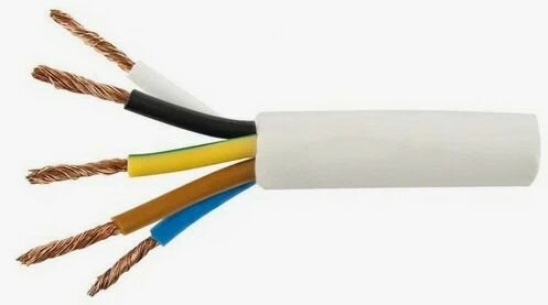 Провод электрический ПВС 5x1,5 660В ГОСТ/ 10 м/ ПСК