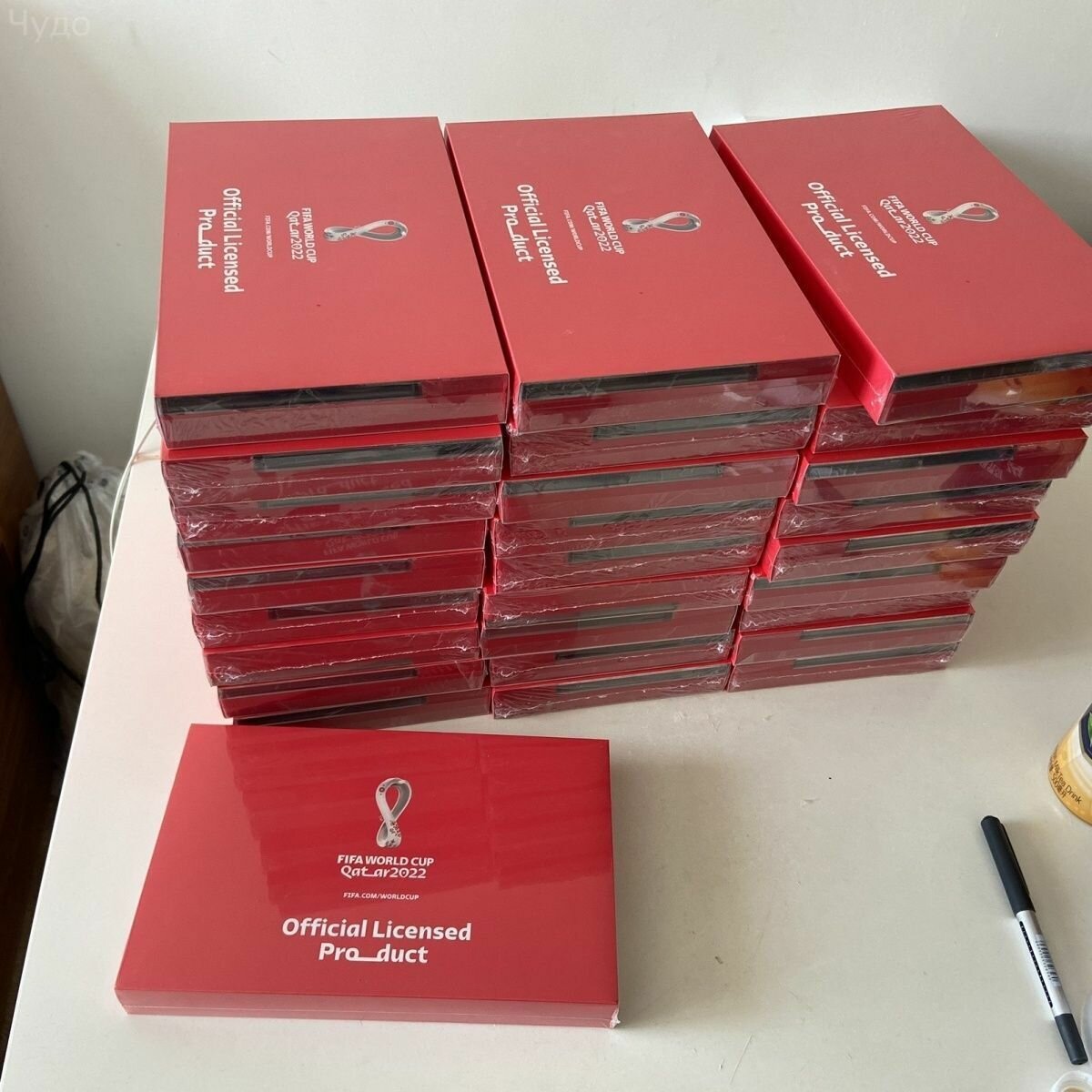 Памятные монеты Футбольного ЧМ 2022 набор из 8 монет с сертификатом подлинности