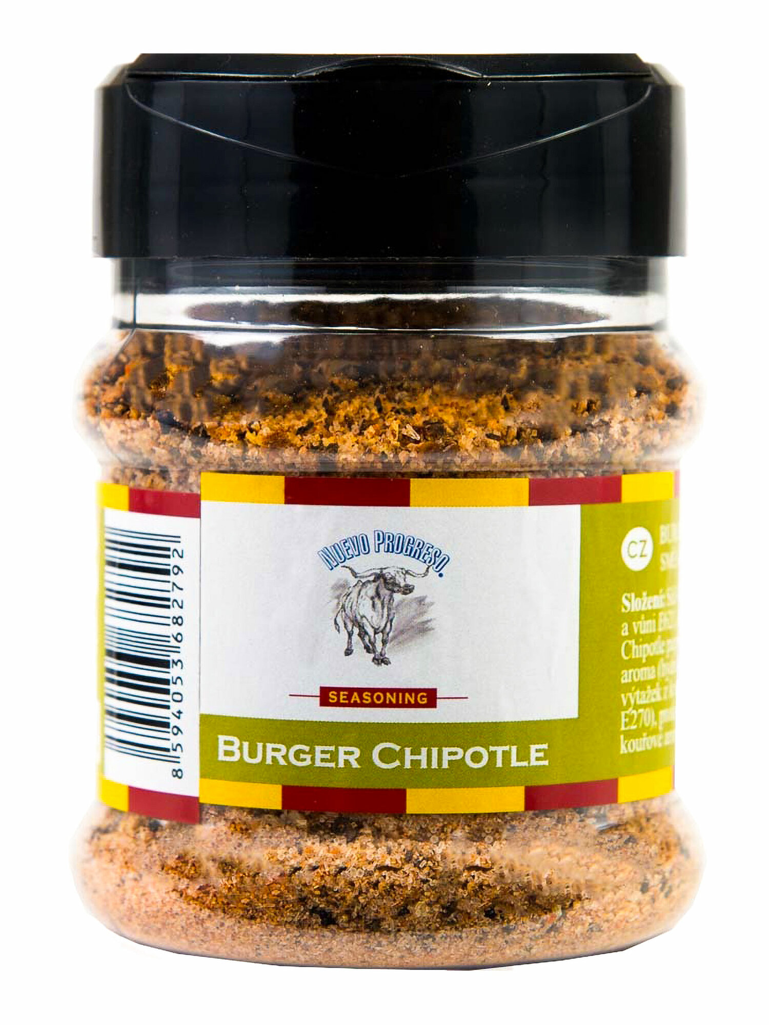 Приправа Бургер Чипотле Nuevo Progreso со вкусом перца чипотле Burger Chipotle, 150 гр