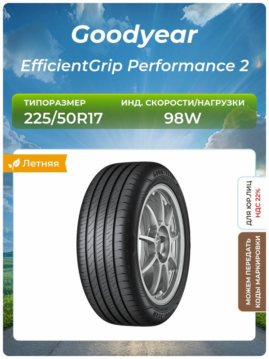 Шина Goodyear EfficientGrip Performance 2