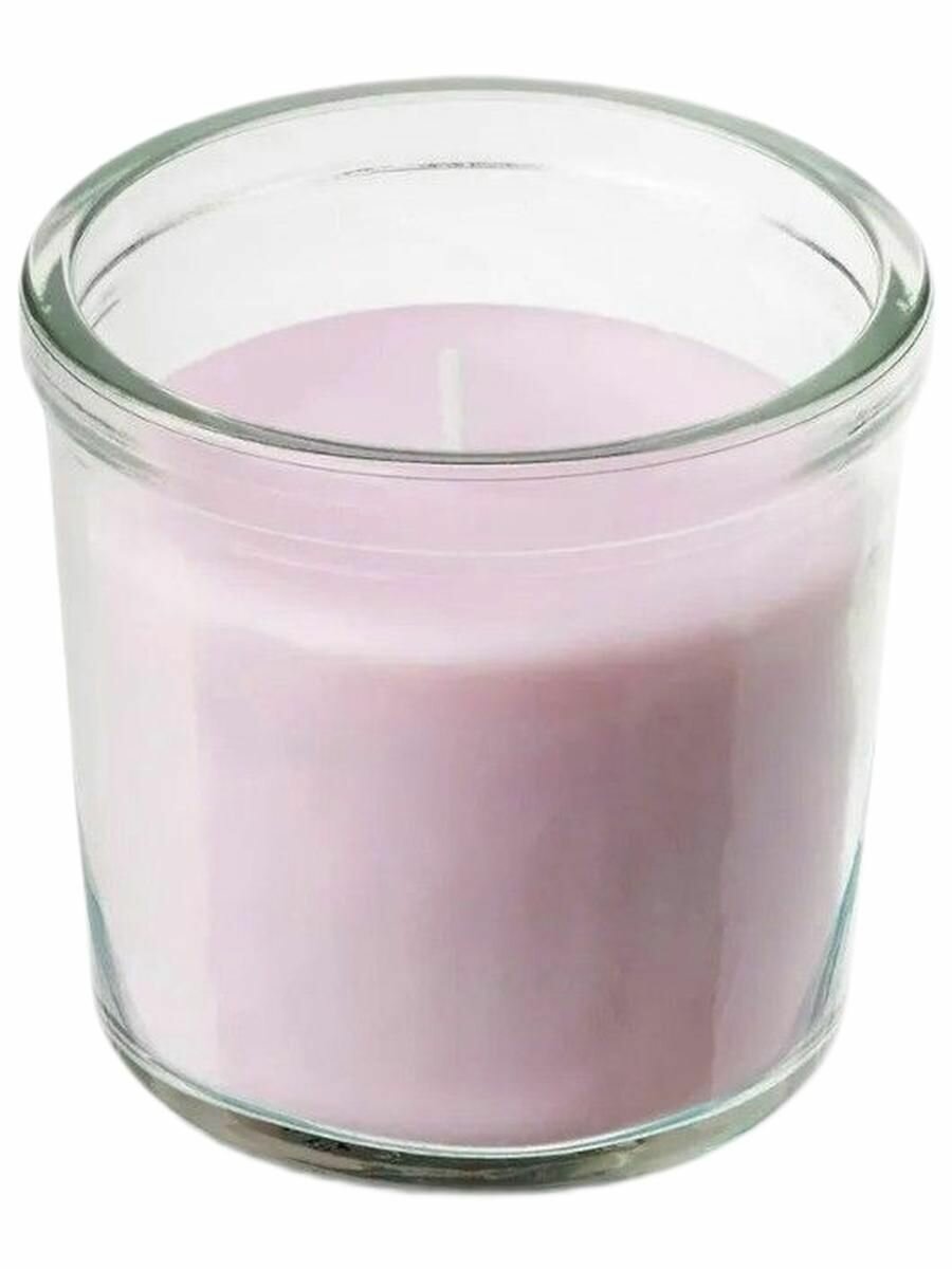 IKEA LUGNARE свеча ароматическая, аромат жасмина, время горения 20ч.