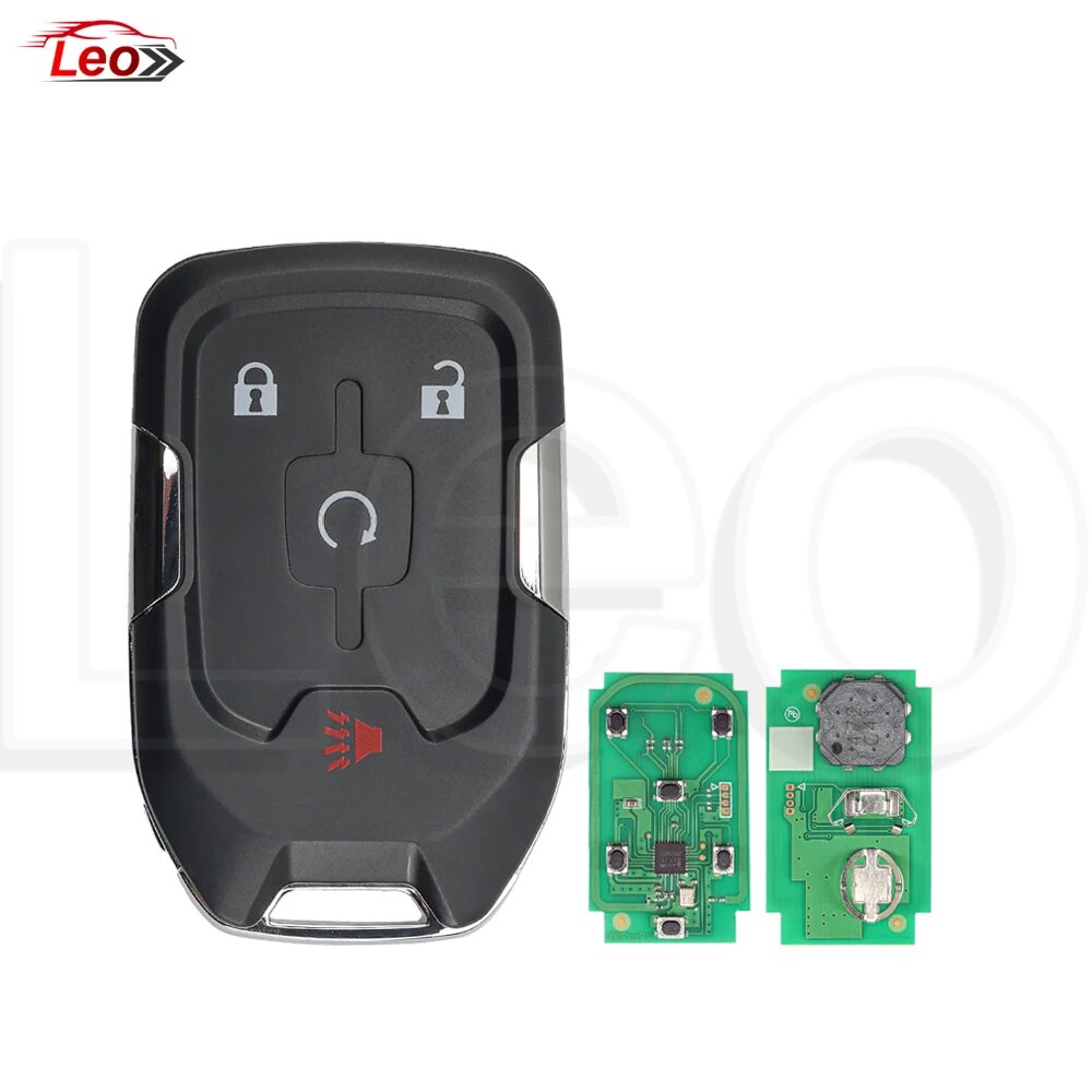 Смарт-ключ Leo FCC: HYQ1EA/S HYQ1AA/S 433/315 МГц ID46chip для Chevrolet Tahoe Silverado Suburban GMC Terrain Acadia YUKON XL Sierra
