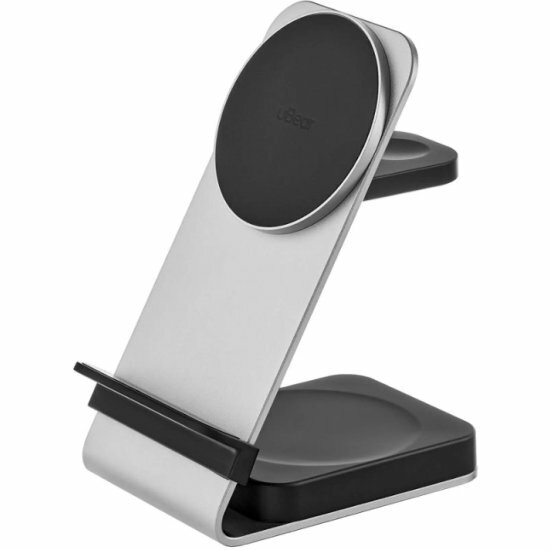 Беспроводное зарядное устройство Ubear WL13SL31-GW, Level Pro, 25Вт, Galaxy Watch Edition, серебро