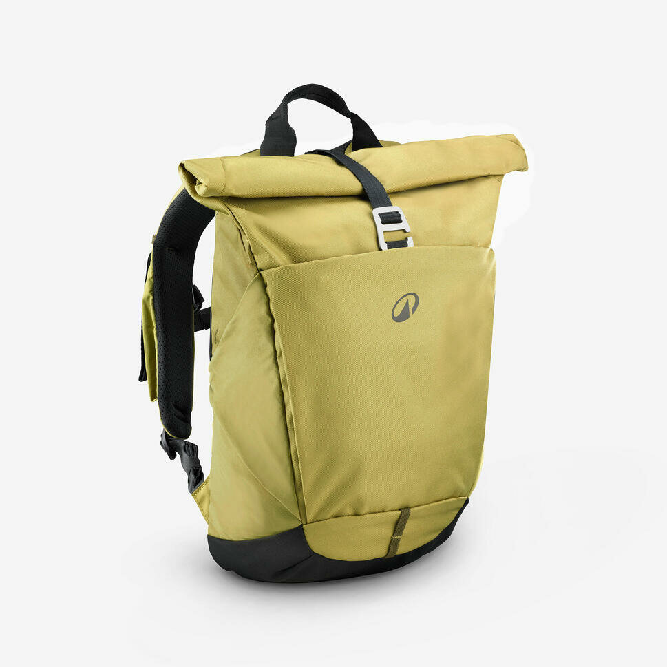 Decathlon Туристический рюкзак Quechua NH500 Escape Rolltop 16+4 л, унисекс, цвет Мангровый хаки