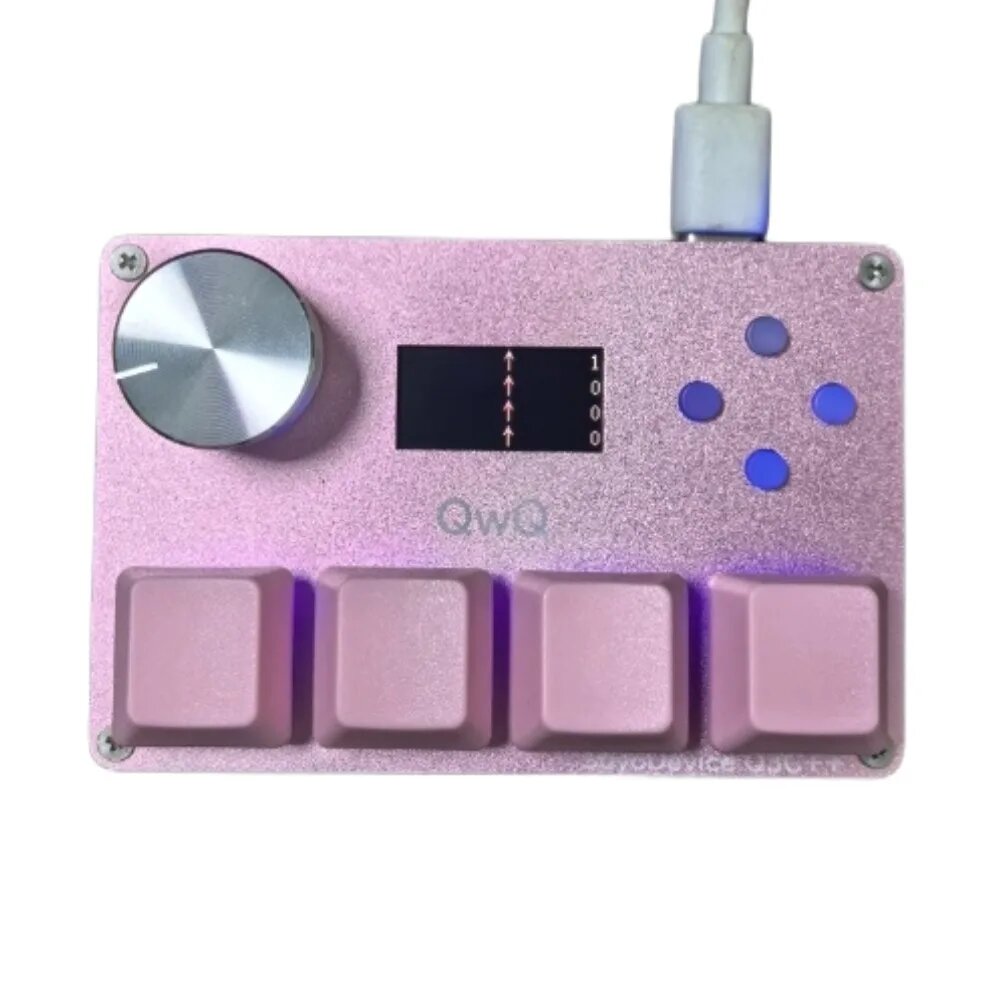 4 + 4 клавиши SayoDevice O3C ++ OSU, быстрое триггер, магнитный линейный шлюз, рандомные белые переключатели, клавиатура, ручка, экран, копия, вырезка