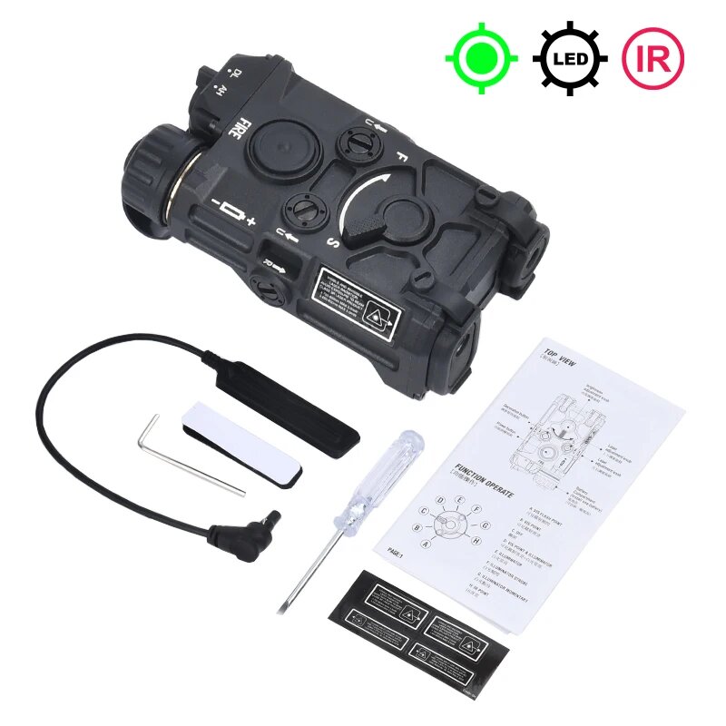 WADSN PEQ-15 NGAL MAWL DBAL OGL Лазерный Целеуказатель OGL-green