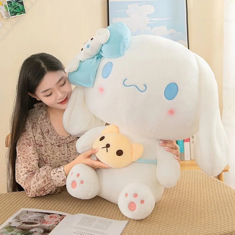 Мягкая игрушка Cinnamoroll, 38 см - Милая кукла Sanrio, Идеальный подарок на праздники и дни рождения