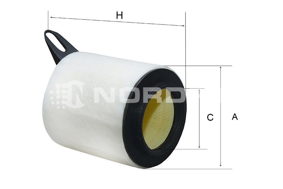 NORDFIL Фильтр воздушный для BMW 1 (E81 E82 E87 E88) 3 (E90 E91 E92 E93) X1 (E84)