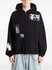 Худи  Patch-detail zip hoodie, размер 52, , black/black