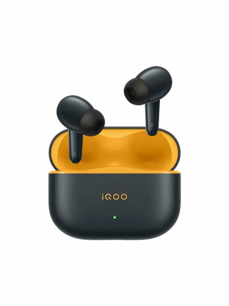 Vivo Наушники беспроводные с микрофоном iQOO TWS 5, Bluetooth, USB Type-C, желтый