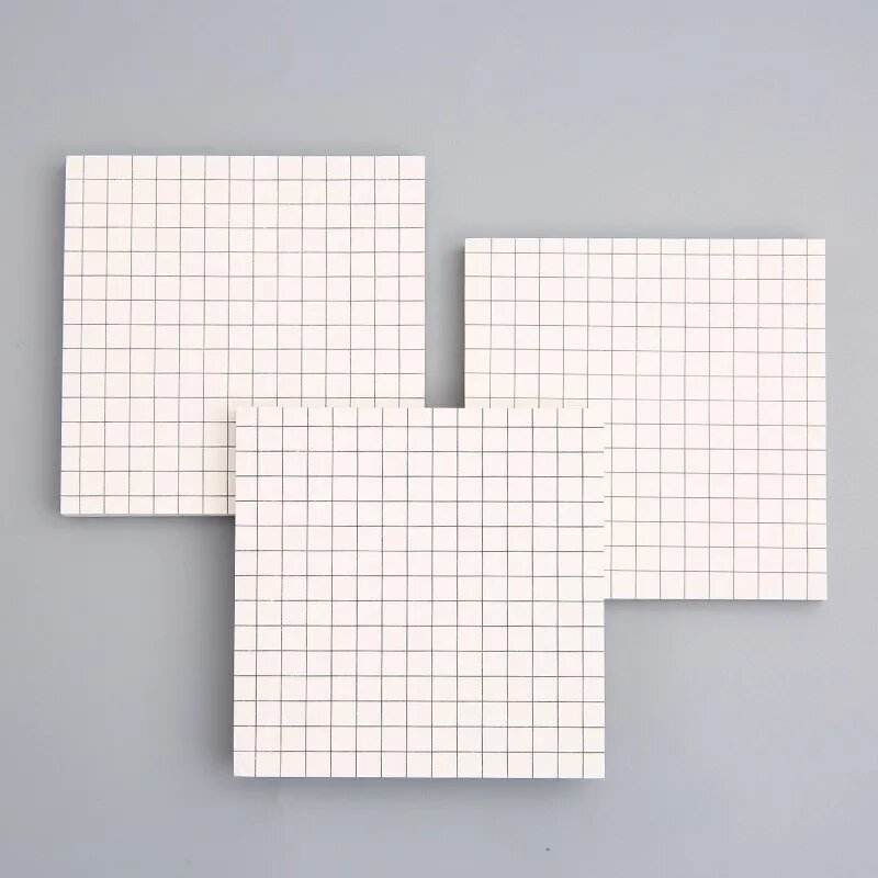 Блокноты Post-it 4 шт, белые, бумага для глаз, клетка White-4pcs