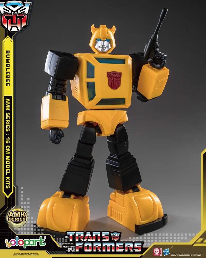 Трансформеры игрушки YOLOPARK TRANSFORMERS GENERATION ONE: AMK Series Bumblebee 16cm сборная модель робота экшн-фигурка