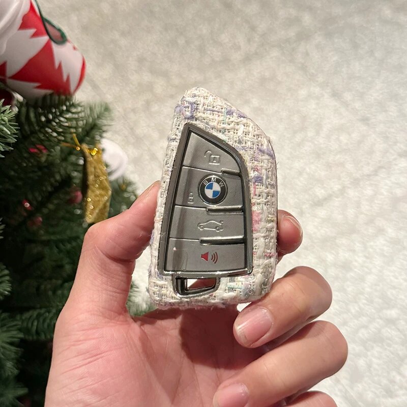 Ключевой чехол BMW Blade для моделей 3, 5, X3, X5 серий в высококачественном белом с одинарной оболочкой