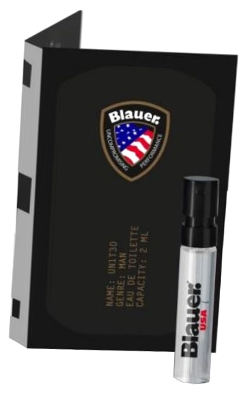 Мужской парфюм Blauer Un1t3d Man 2 мл миниатюра - Блауэр Ун1т3д Мэн туалетная вода пробник