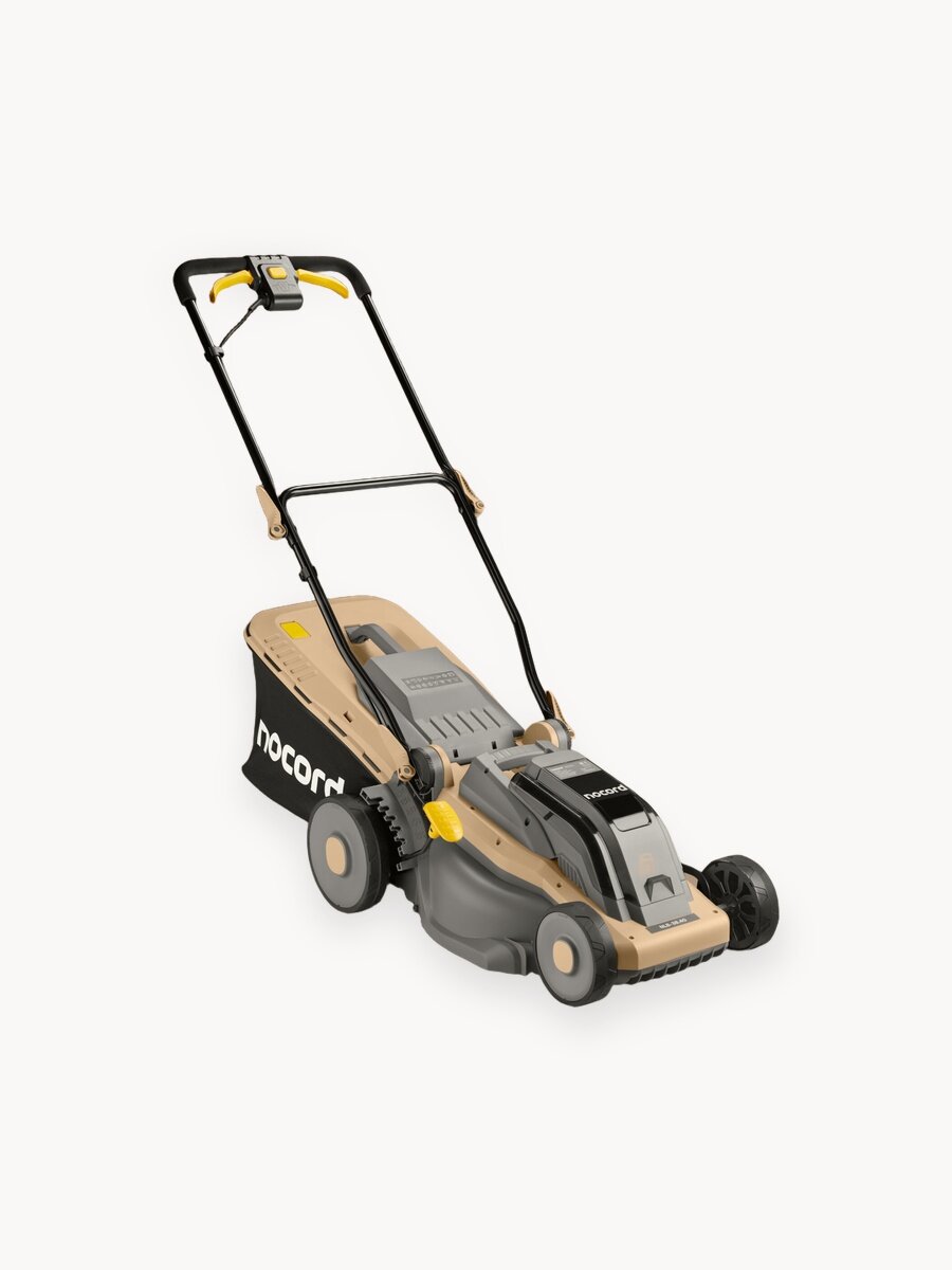 Газонокосилка аккумуляторная Nocord NLB-38.40, 38 см, 40 В (2x20 В), несамоходная с АКБ 2х4 А*ч и ЗУ