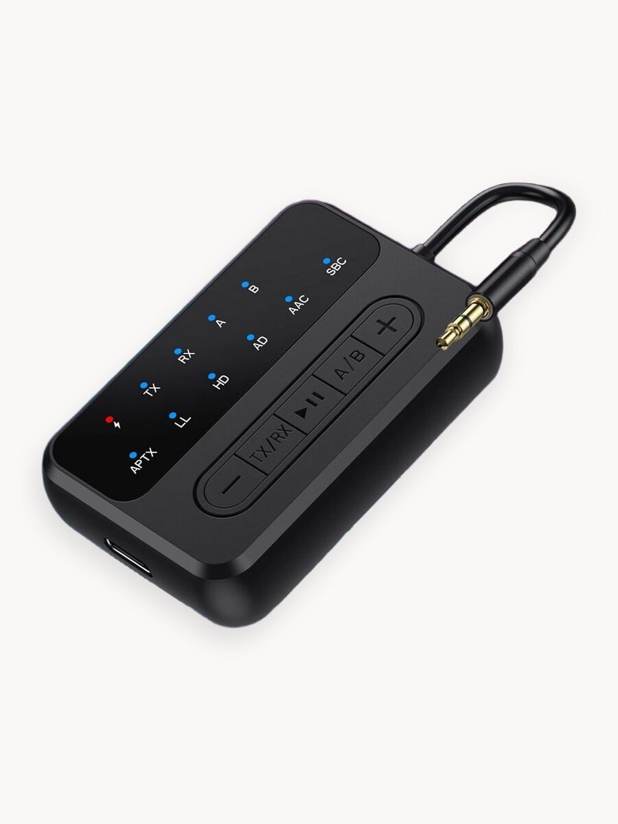 Bluetooth 5.4 адаптер 2-в-1 приёмник/передатчик (AUX 3,5 мм)