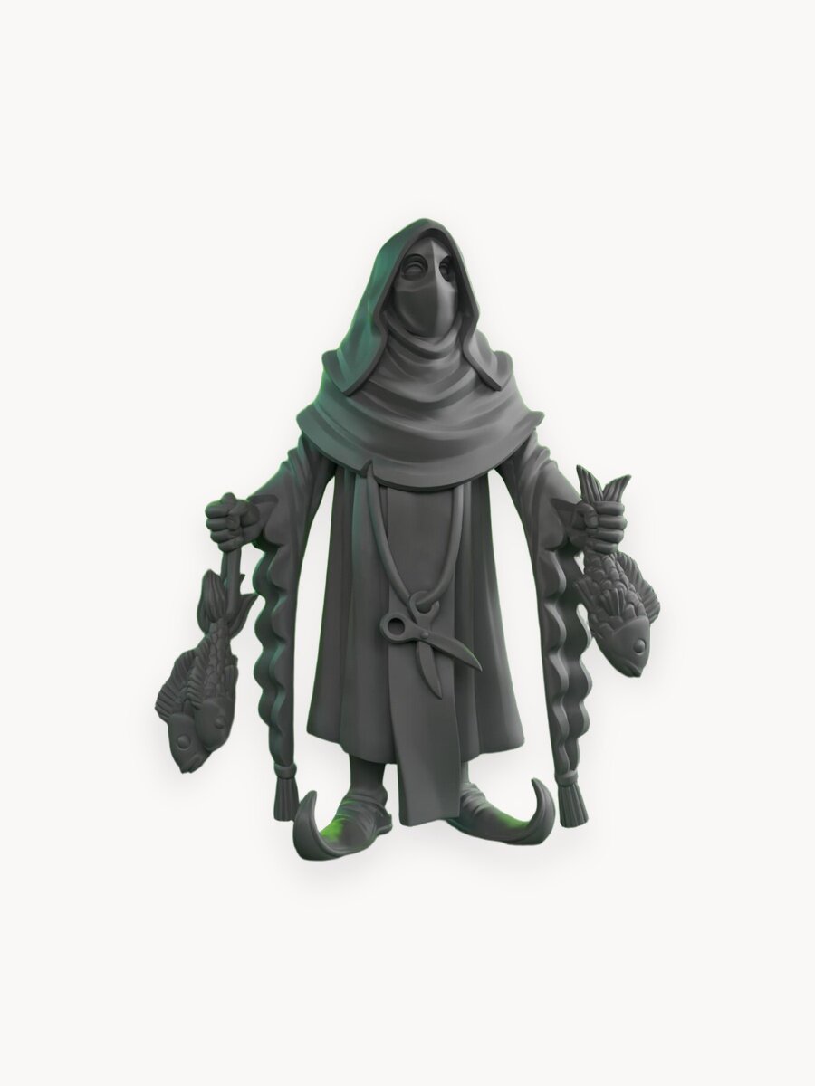 Миниатюра ДнД, Загадочный торговец, для настольных игр, Warhammer DnD D&D Pathfinder Подземелья и драконы в масштабе 32 мм 1:56