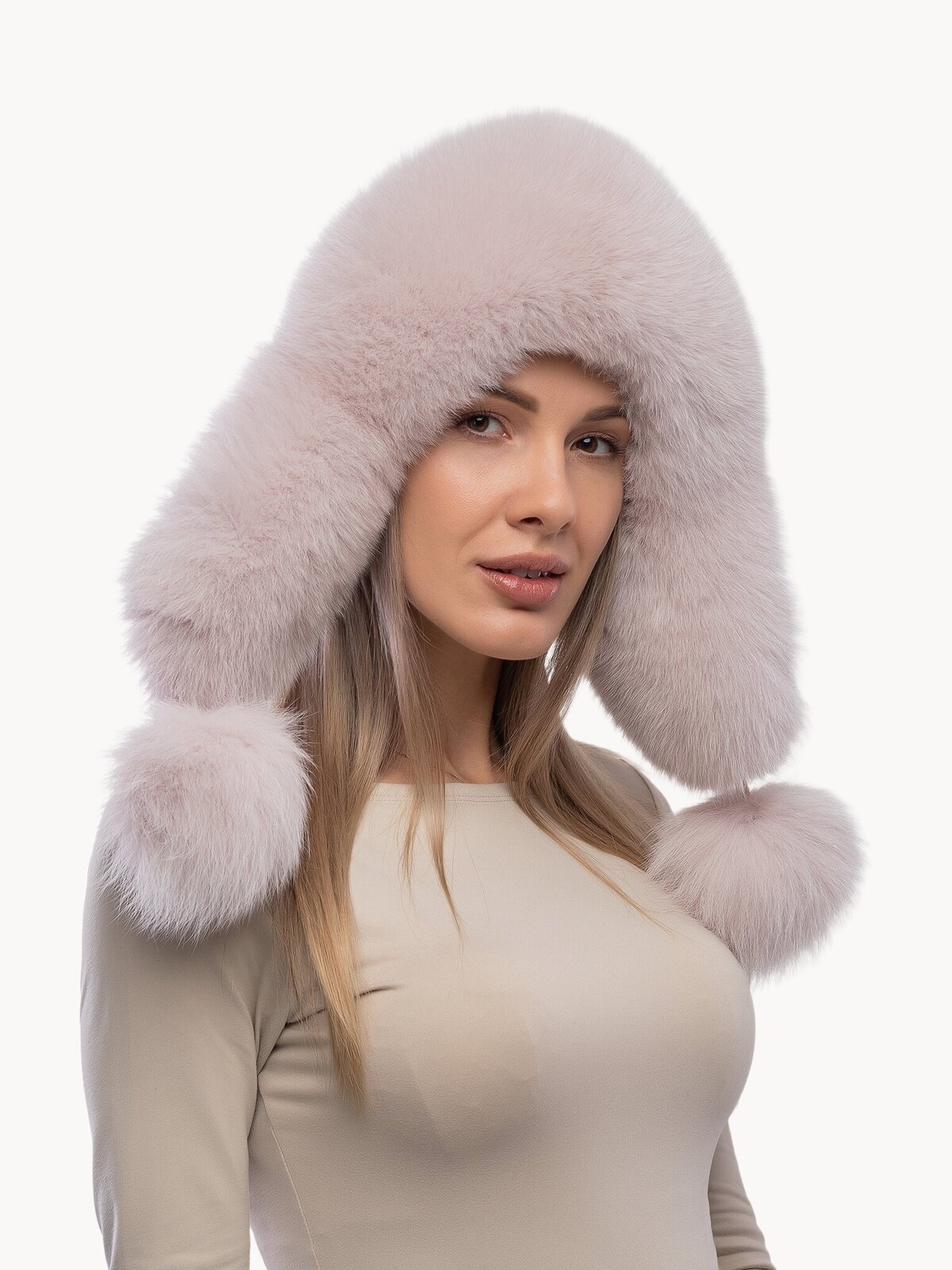 Шапка-ушанка для женщин