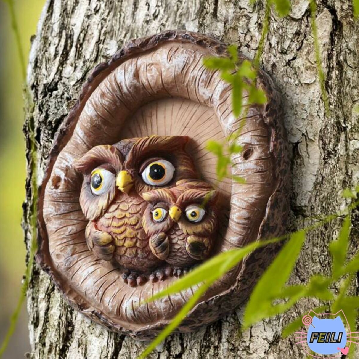 Подвесная садовая фигурка из полистоуна 13.5 см для декора дачи, сада и веранды – стильное украшение