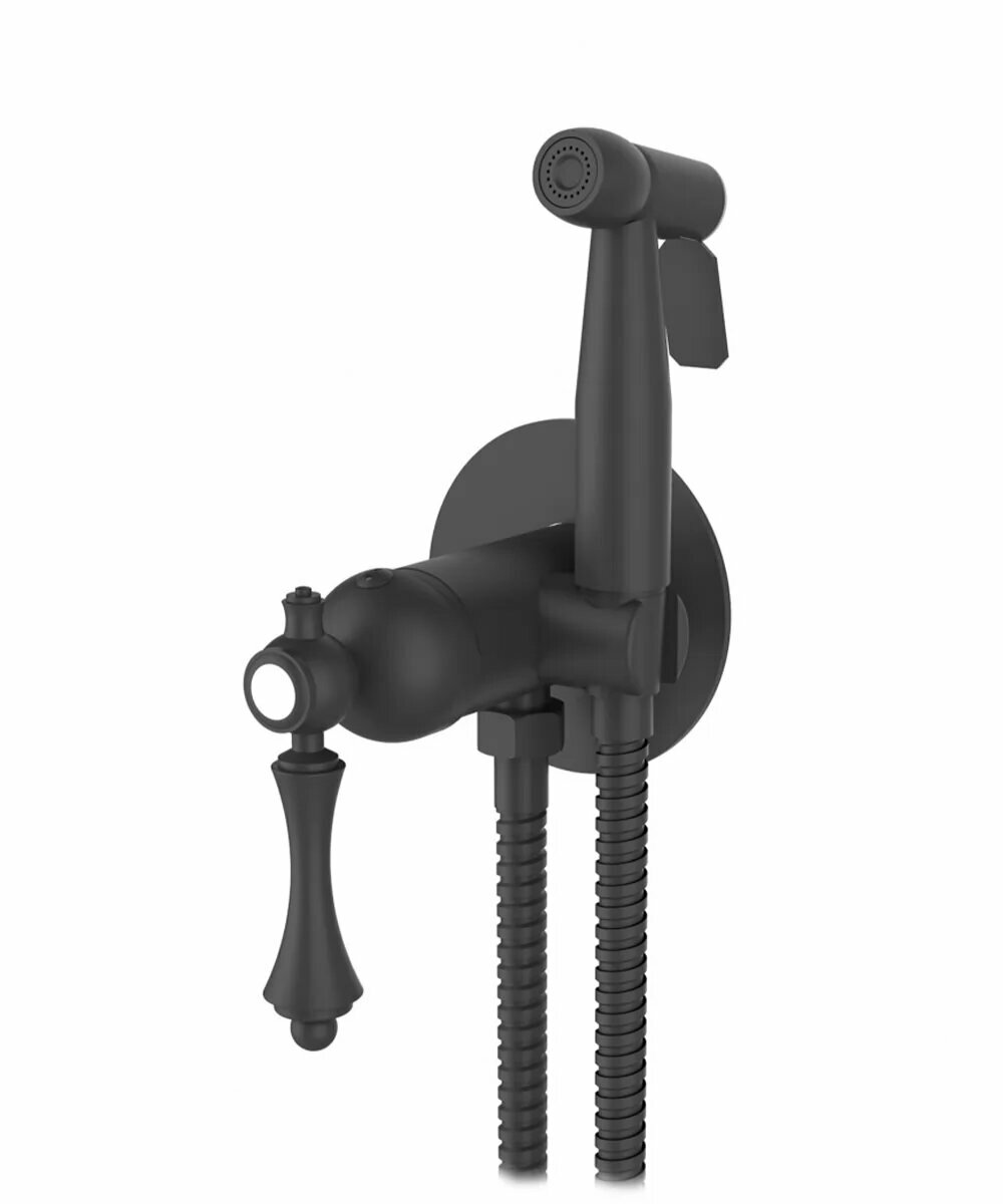 Смеситель для биде из латуни скрытого монтажа с лейкой и шлангом GZ77057-C от бренда Ganzer