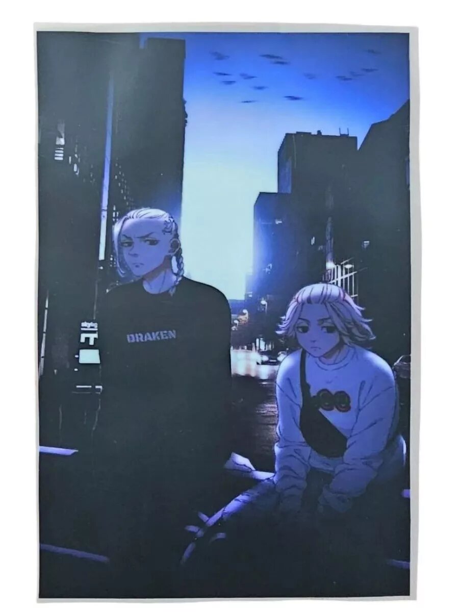 Термонаклейки для одежды с принтом "Аниме" от бренда "Stampa"