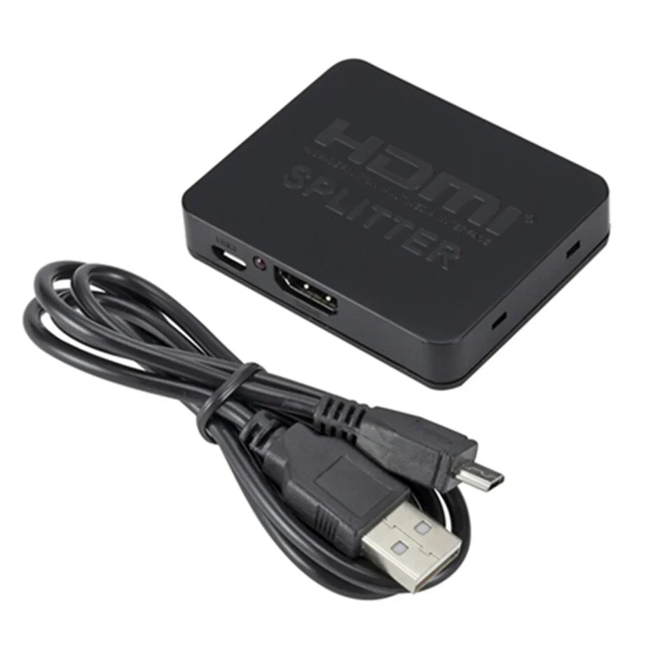 HDMI разветвитель YIGETOHDE 1x2 4K black