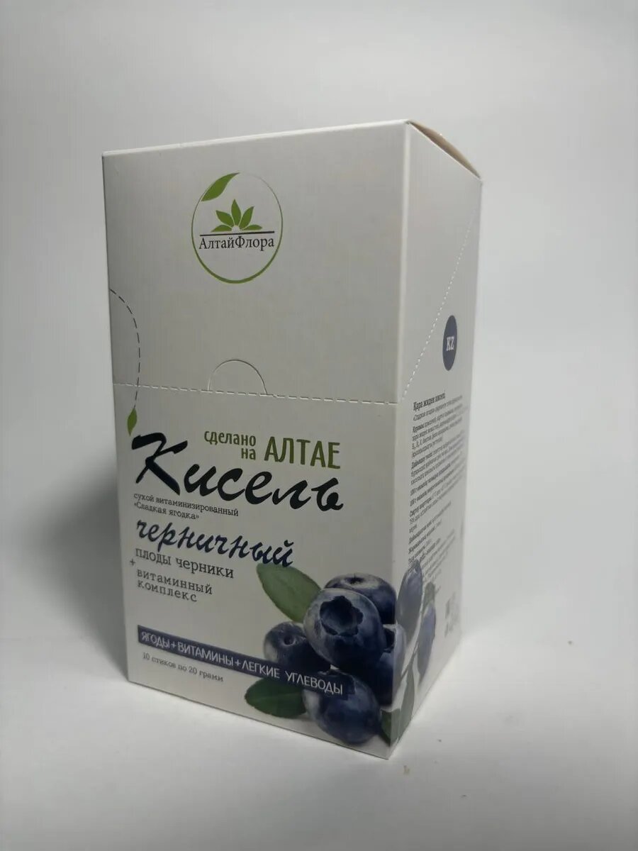 Кисель черничный