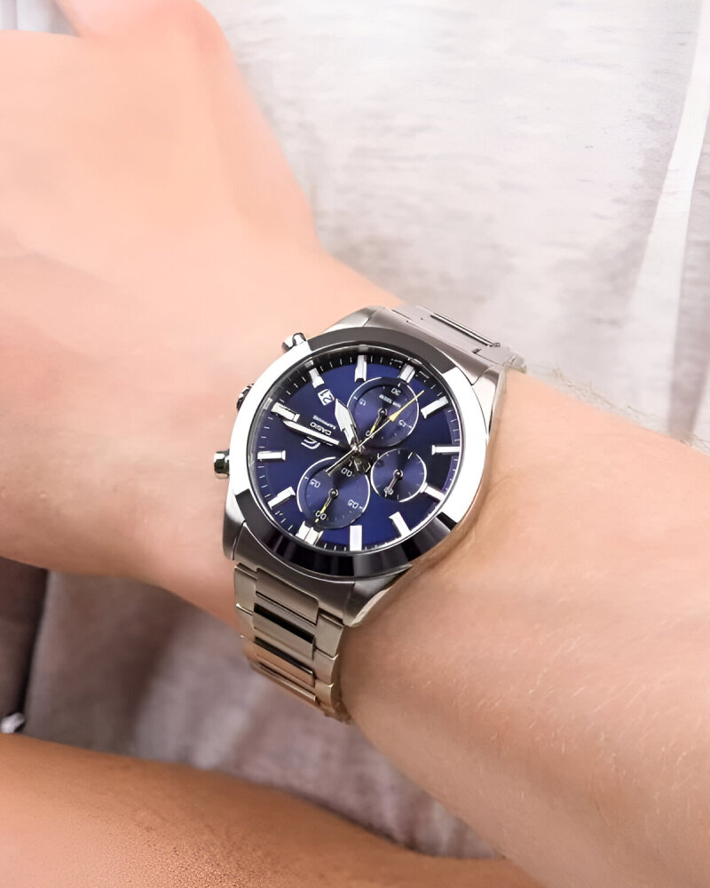 Наручные часы CASIO Edifice, синий — фото 1