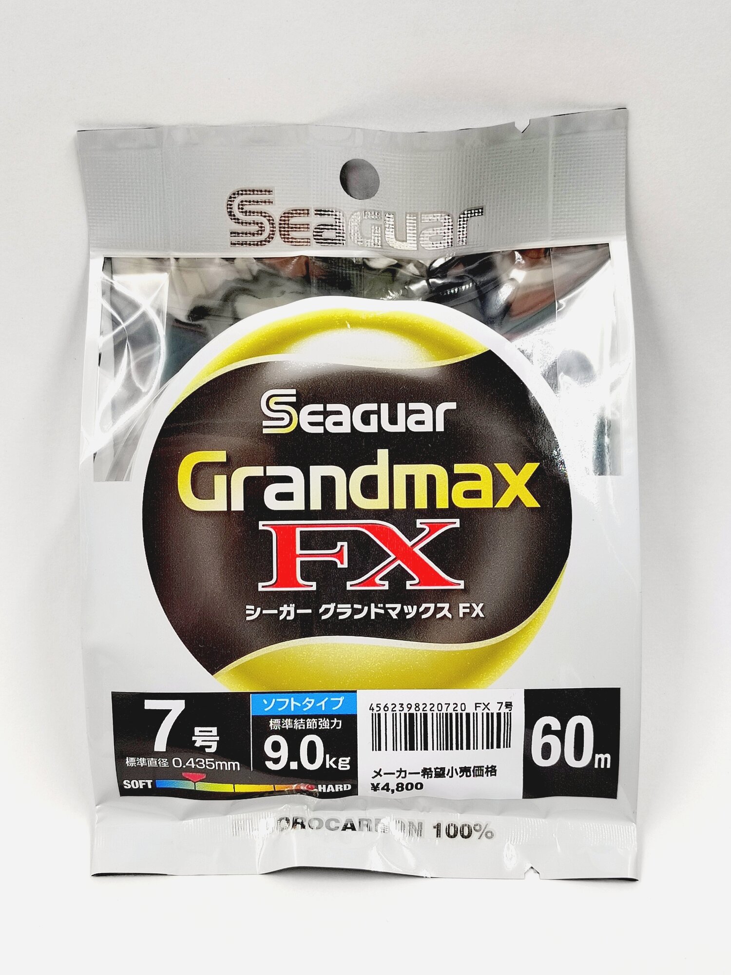Флюорокарбон SEAGUAR GRANDMAX FX 60m #7 (soft/9.0кг/0.435mm)
