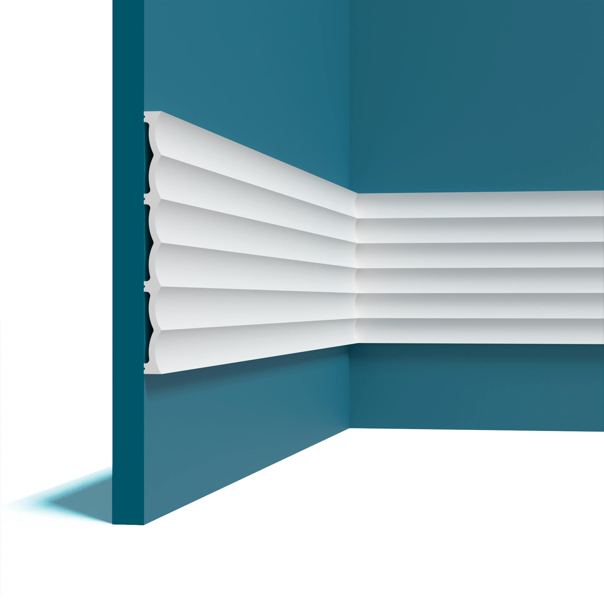 Стеновая панель ударопрочная P232 Перфект плюс 20*1,4*200см под покраску 1 штука