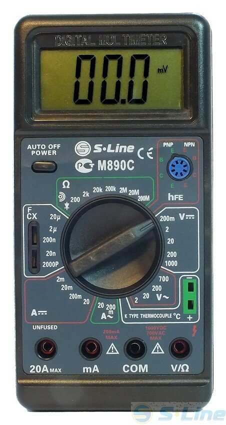 M-890C Мультиметр S-line