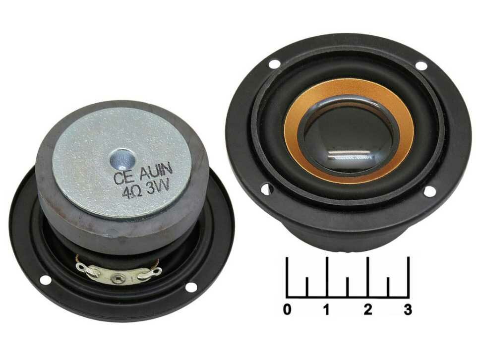 Динамик 4 Ом 3W 65х30мм