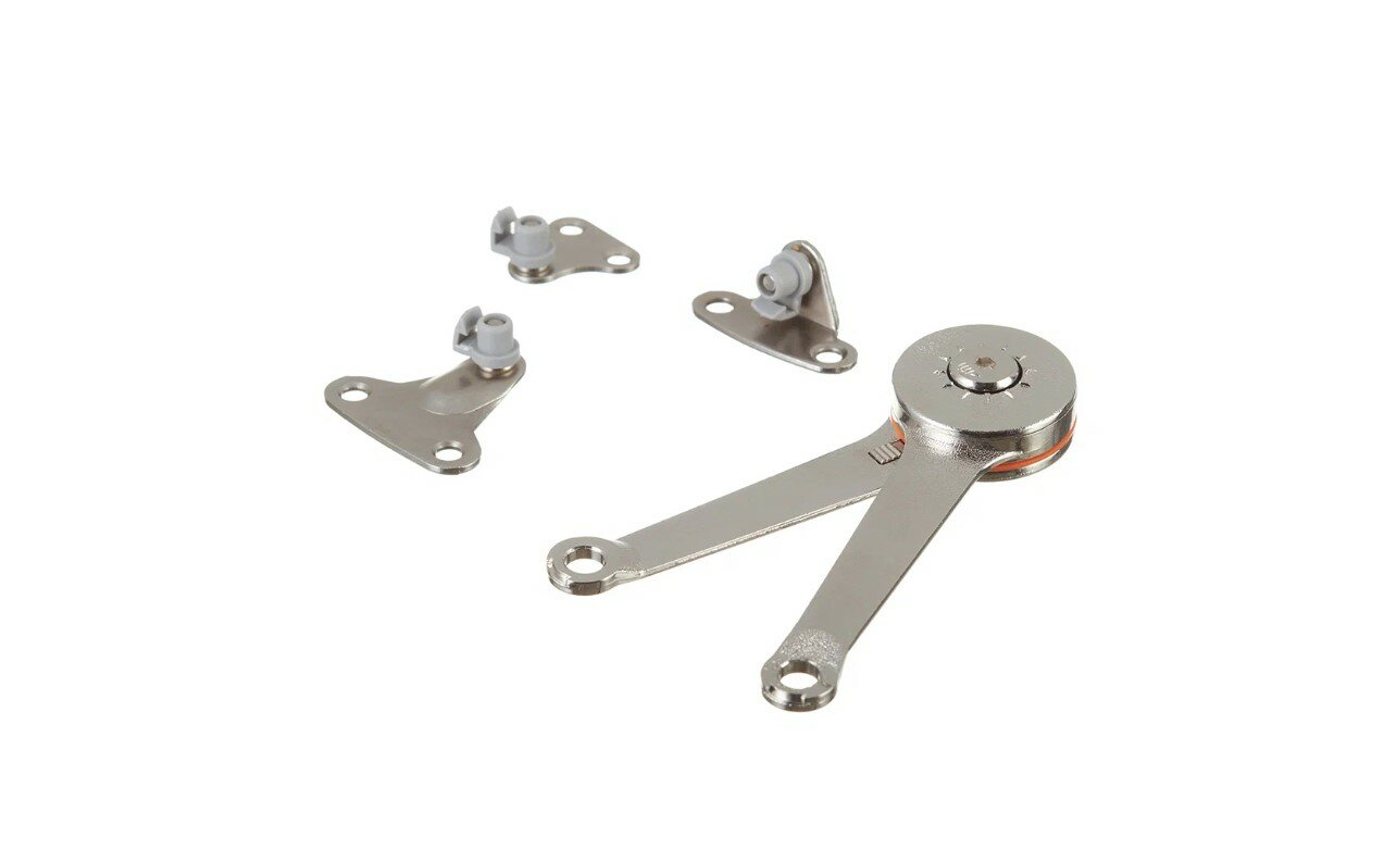 Кронштейн барный механический с регулировкой, для безопасной установки стеклянных полок